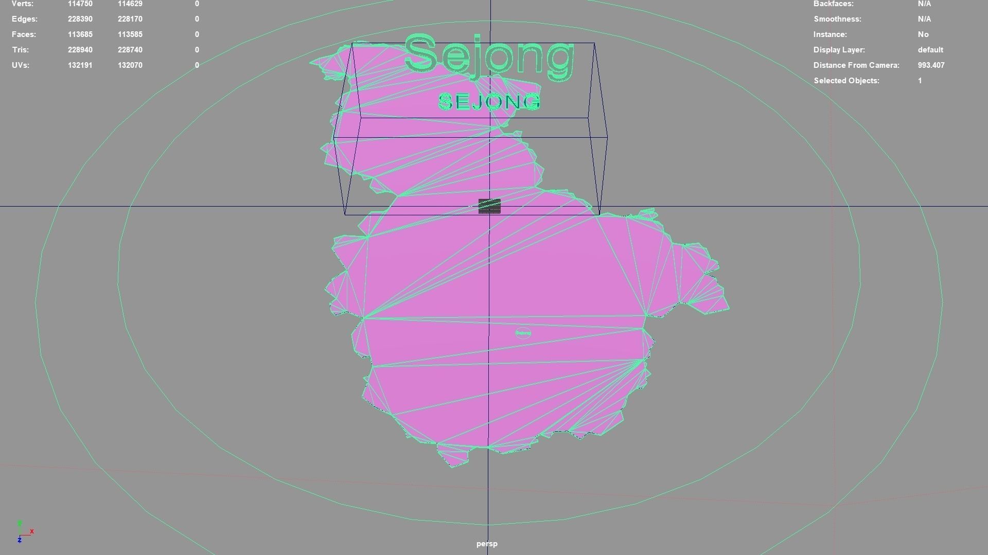 Sejong South Korea map region geography political geographic 3D model rigged | CGTrader