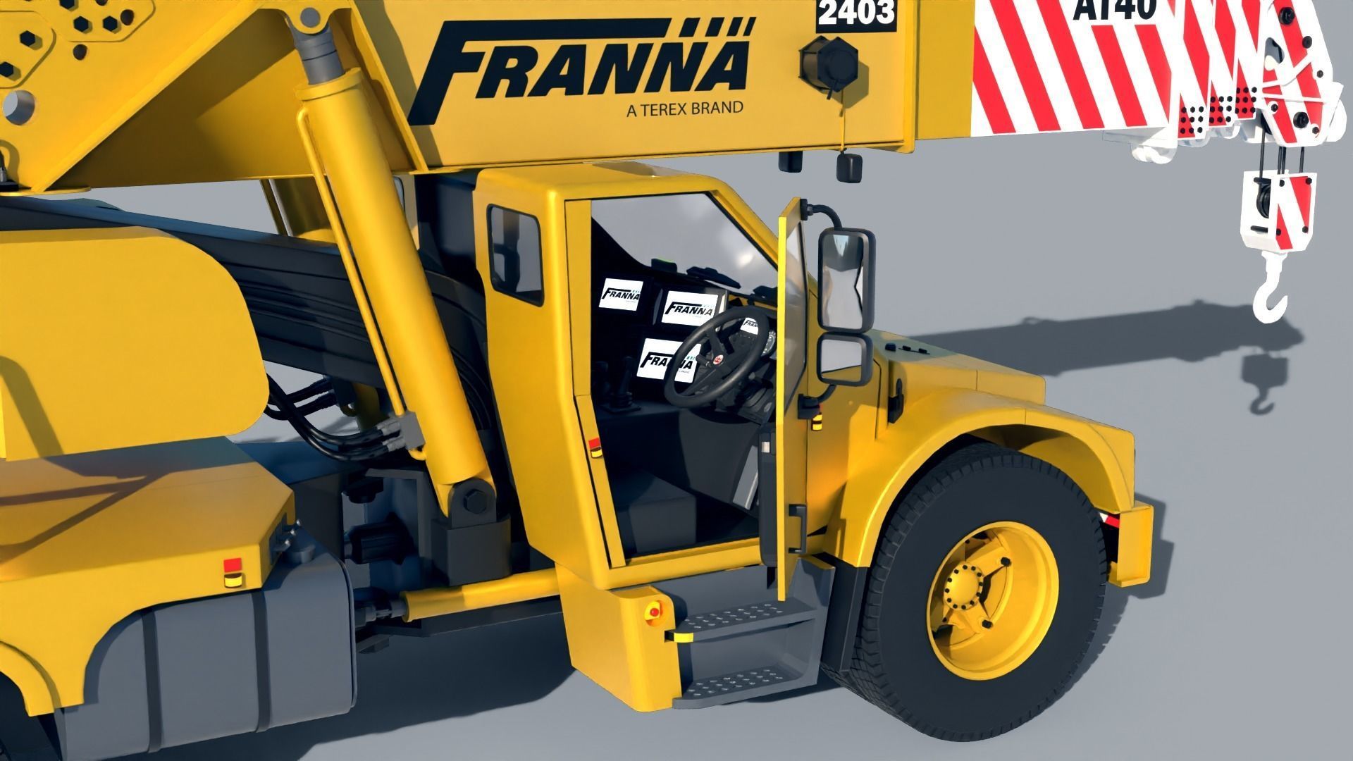 3D model Franna AT40 Crane VR / AR / low-poly | CGTrader