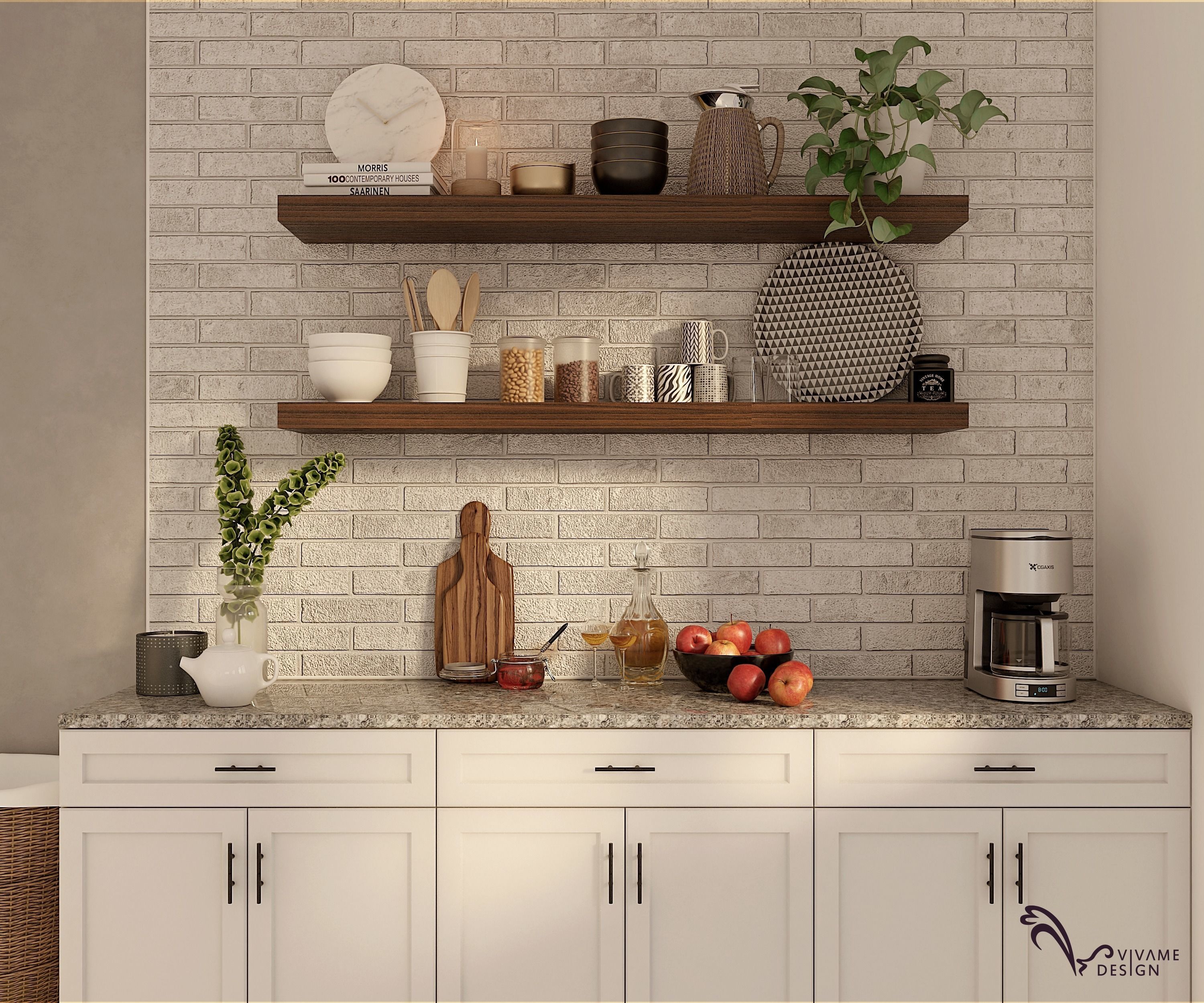 Modern Classic Pantry Dining and Kitchen 3D model | CGTrader