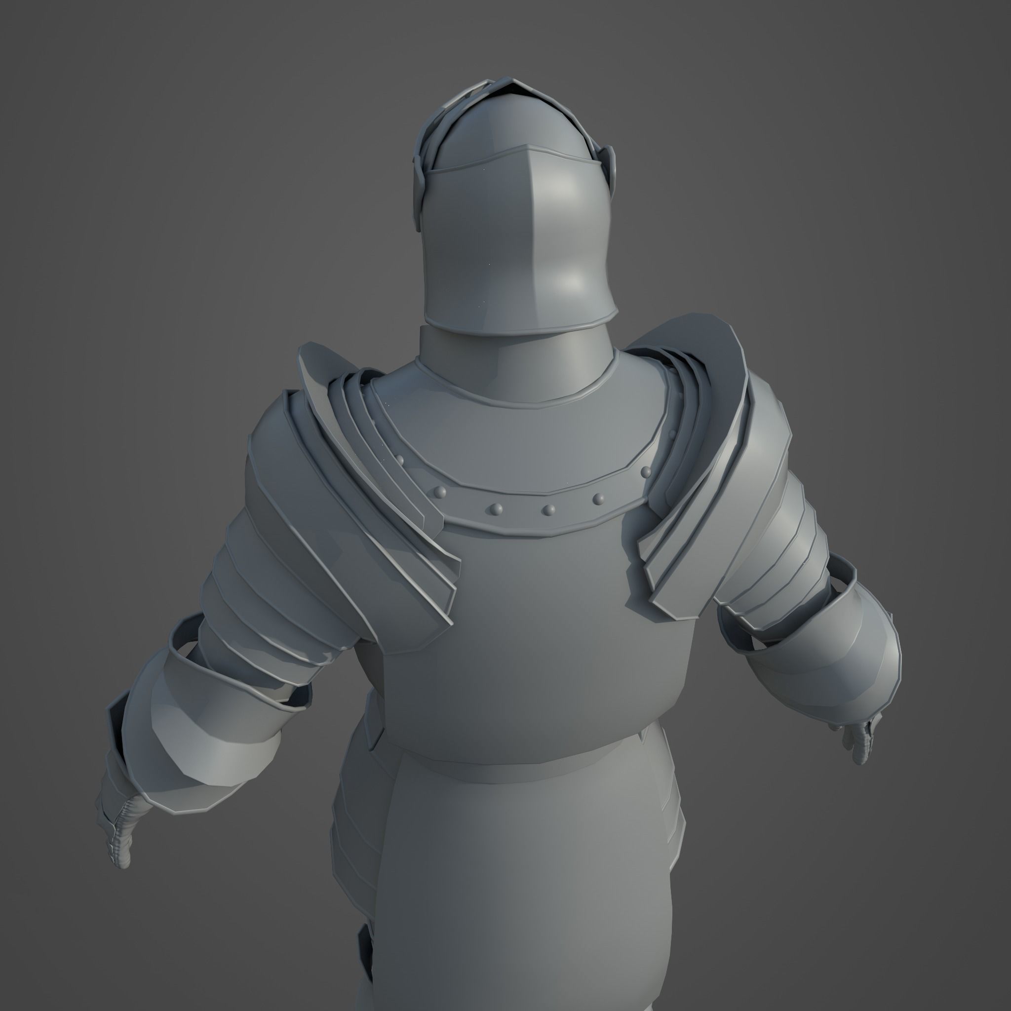 Medieval Armor Basemesh 3D model | CGTrader