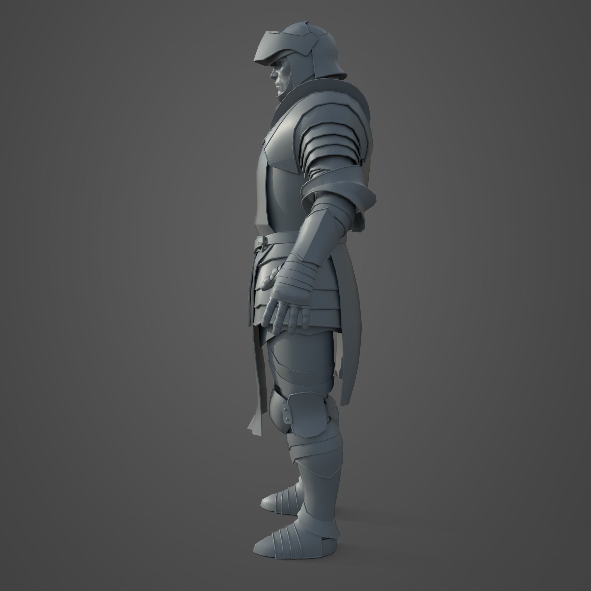 Medieval Armor Basemesh 3D model | CGTrader