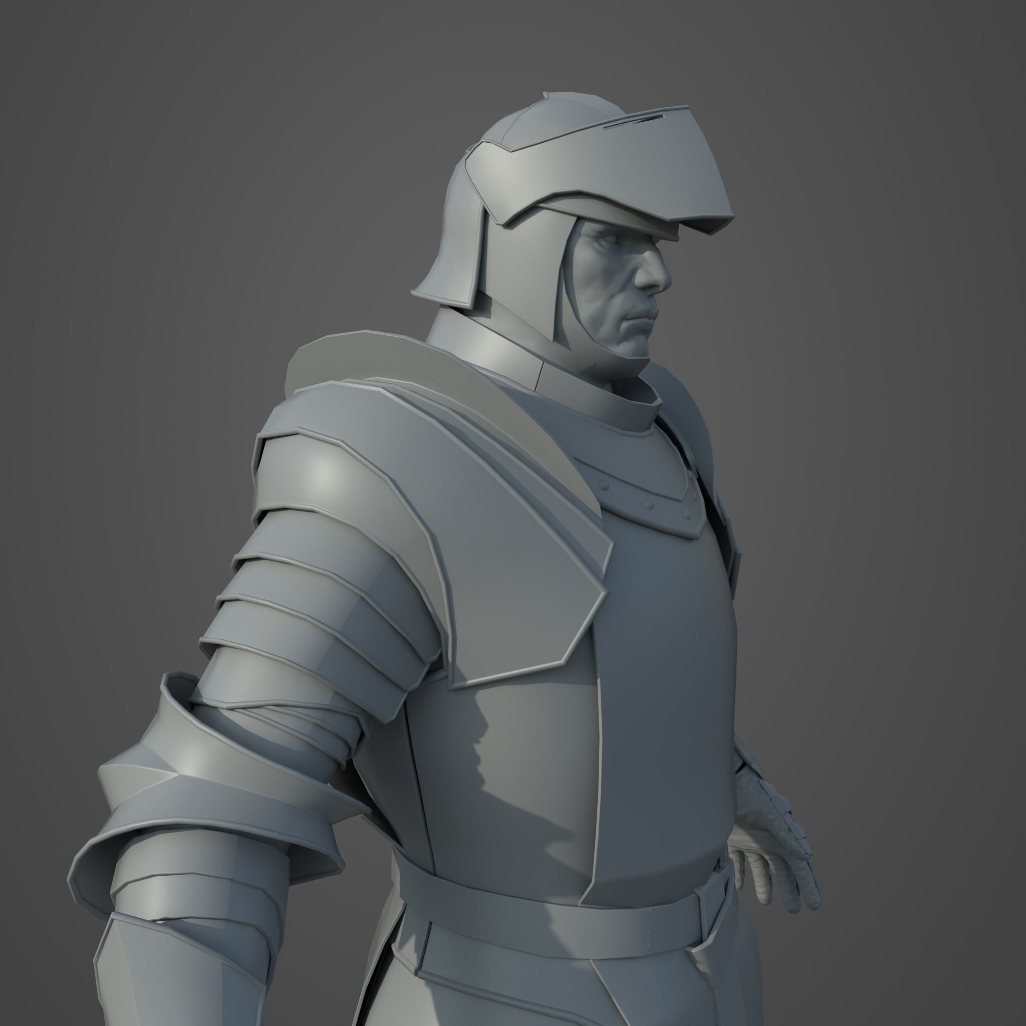 Medieval Armor Basemesh 3D model | CGTrader
