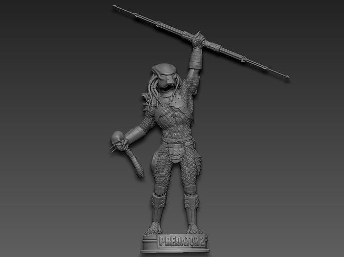 Predator 2 v2 3D model 3D printable | CGTrader