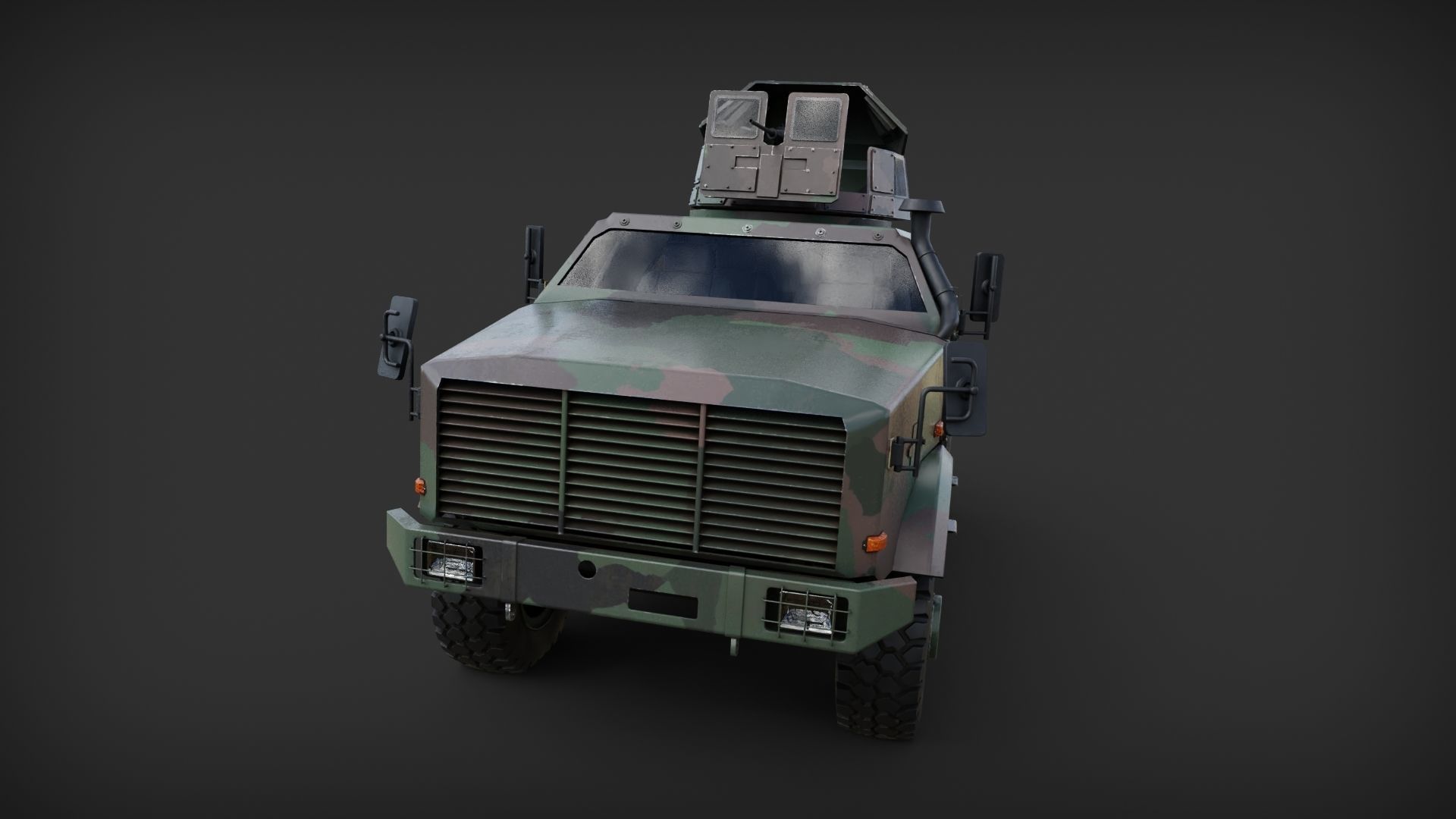 3D model ATF Dingo Military Fighting Vehicle MRAP VR / AR / low-poly ...