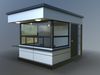 3D model Security Guard Room Booth VR / AR / low-poly | CGTrader