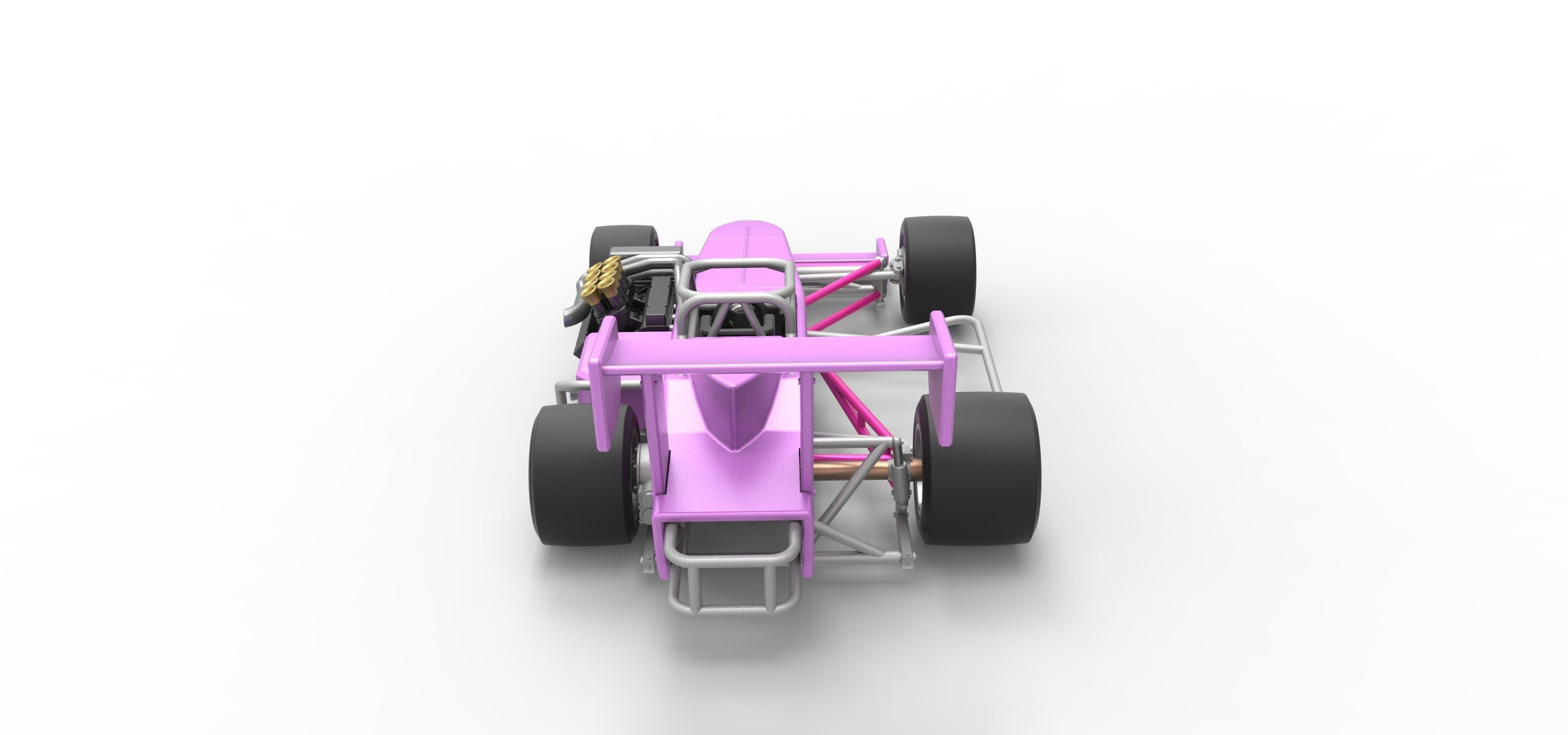 Supermodified front engine race car V2 Scale 1 to 25 3D model 3D ...