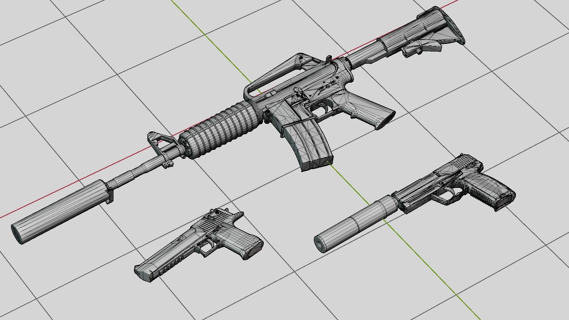 CS2 Prinstream Collection free 3D model | CGTrader