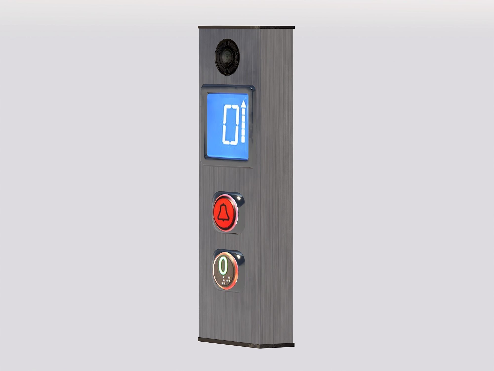 3D model Elevator push button panel VR / AR / low-poly | CGTrader