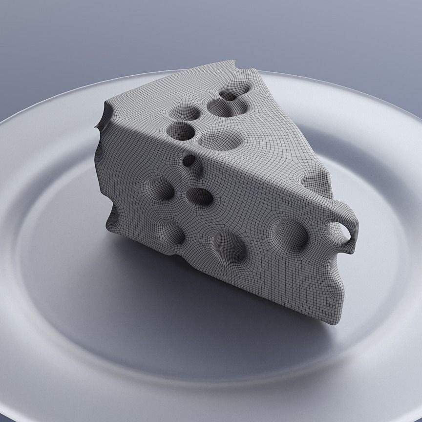 Cheese 3D model | CGTrader