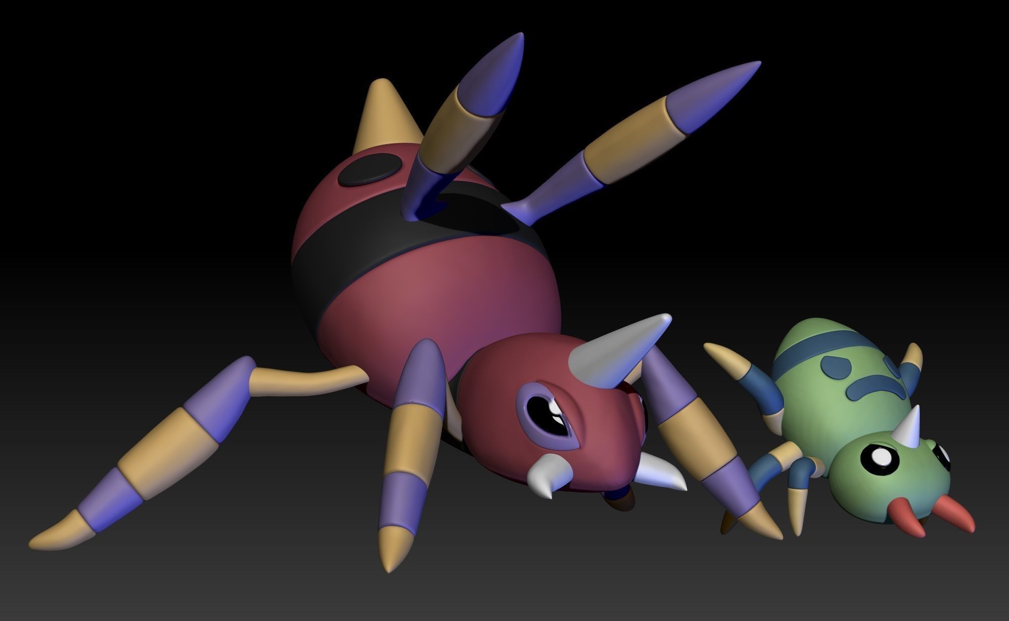 Pokemon Spinarak Ariados 3D model 3D printable | CGTrader
