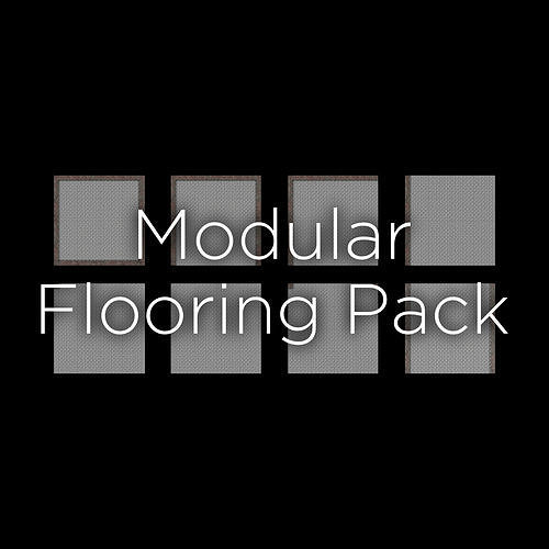 3D model Modular Flooring Pack VR / AR / low-poly | CGTrader