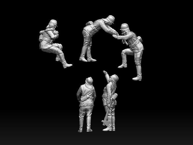 firefighters 3D model 3D printable | CGTrader