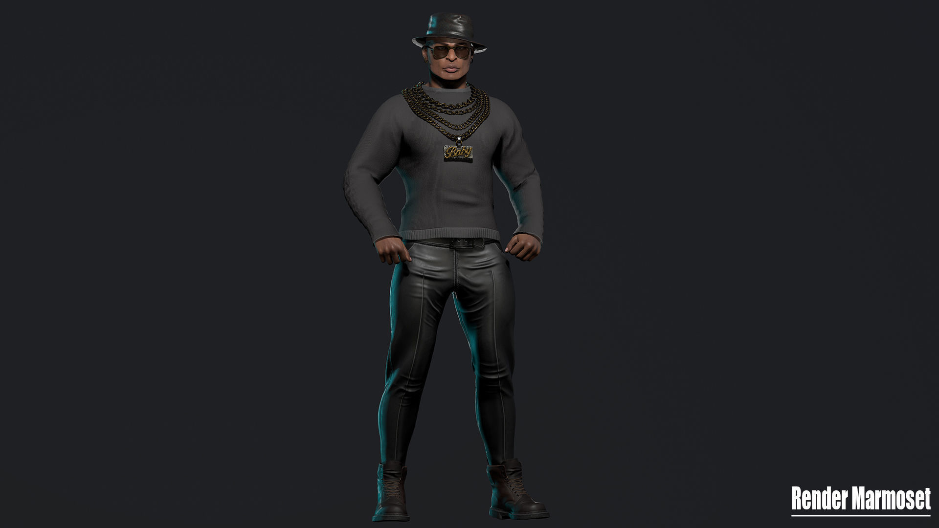 3D model Mafia Boss Modular VR / AR / low-poly | CGTrader