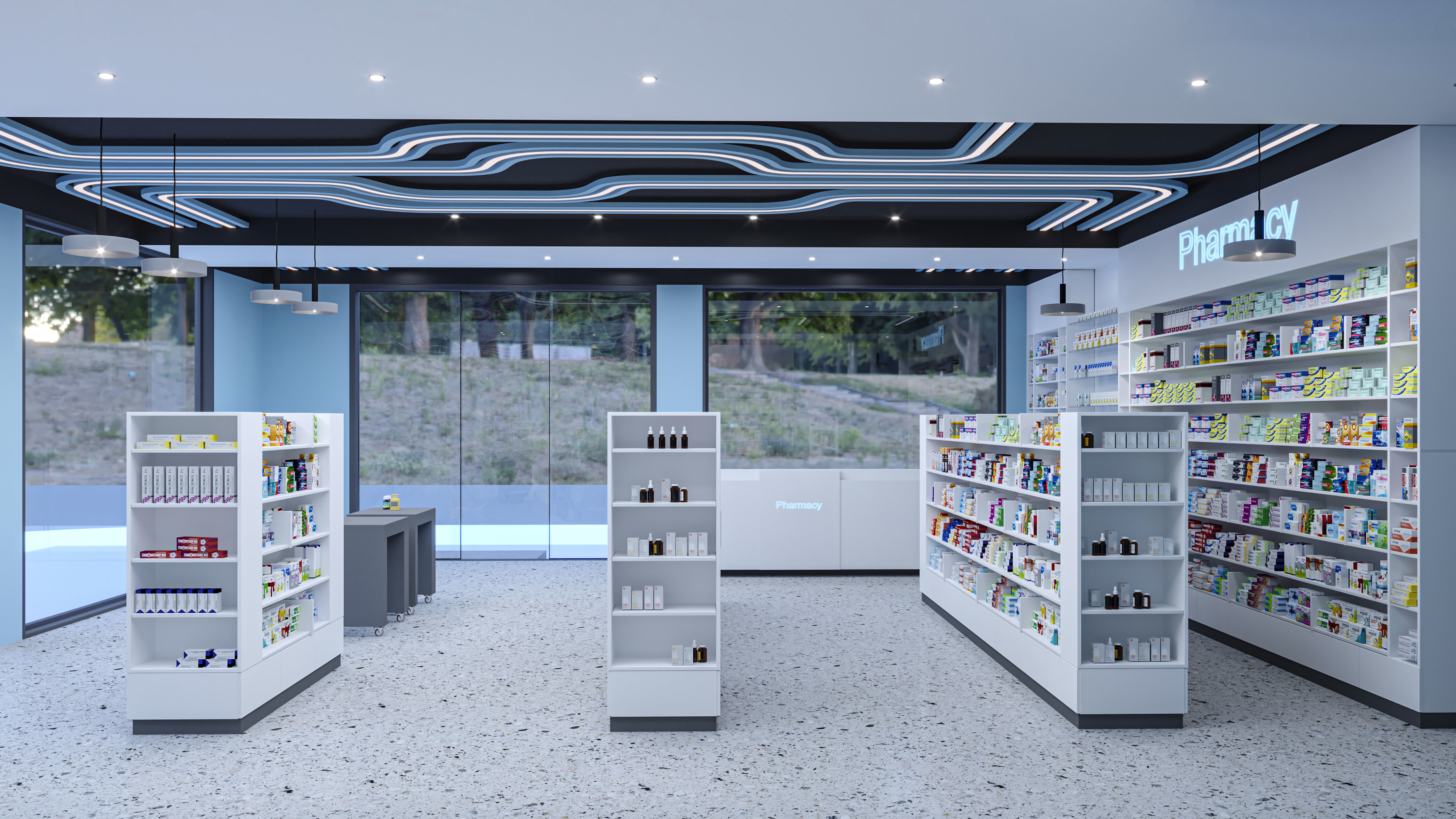 3D model Pharmacy Low-poly 3D model VR / AR / low-poly | CGTrader