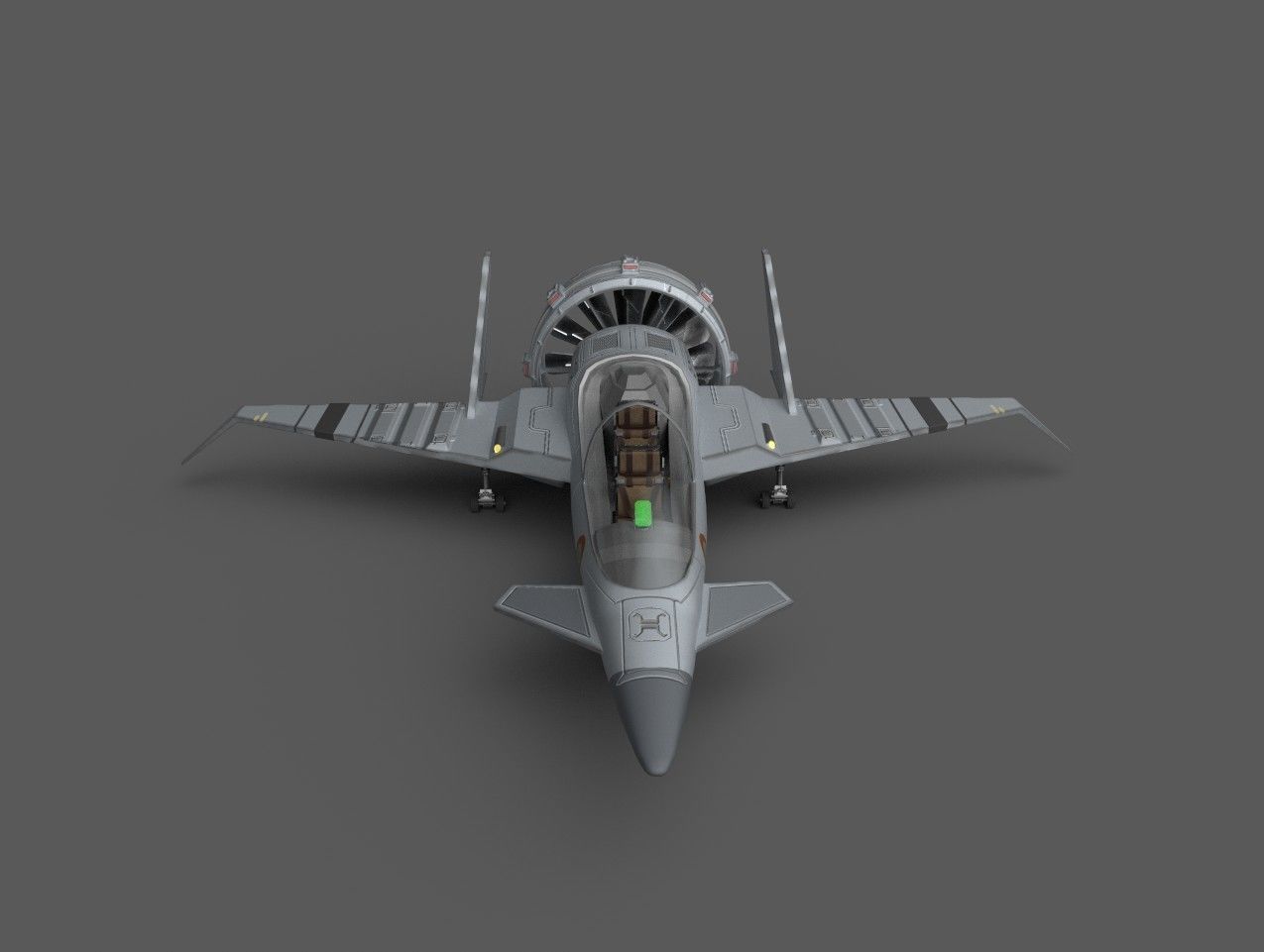 3D model FAN JET PLANE VR / AR / low-poly | CGTrader