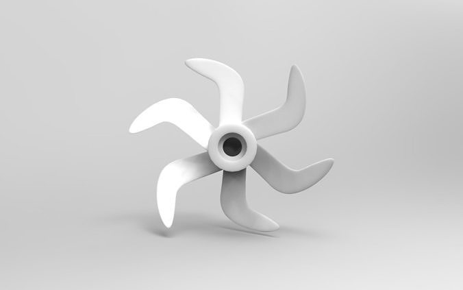 SUBMARINE PROPELLER 3D model 3D printable | CGTrader