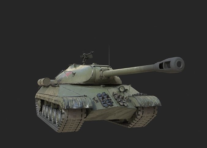 3D model WWII Soviet IS3 IS-3 Heavy Tank VR / AR / low-poly | CGTrader