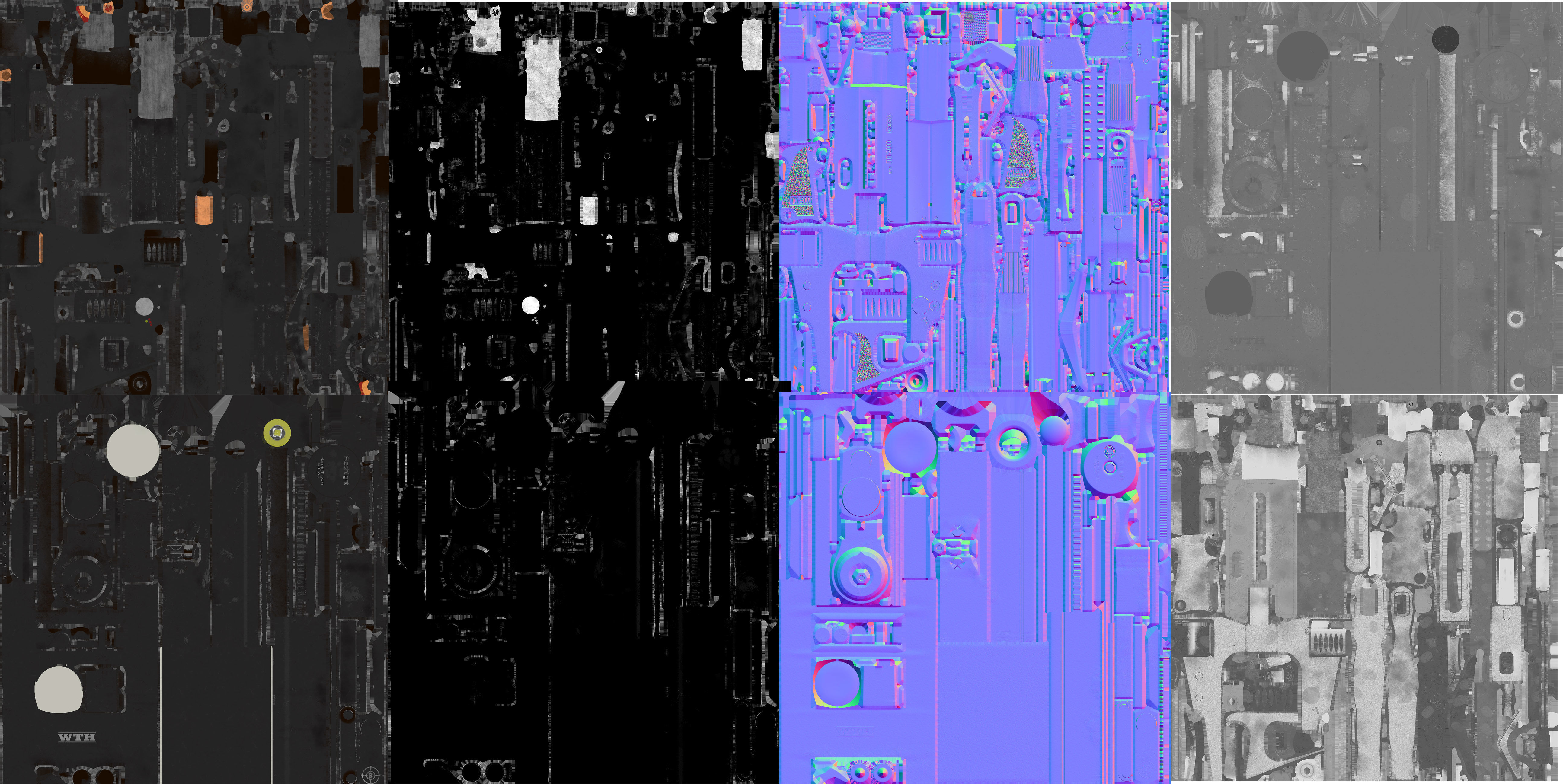 3D model Game-ready 3D model of the Russian submachine gun PP2000 VR ...