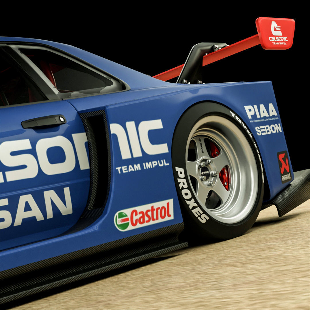Nissan Skyline R34 Calsonic Livery 3D model | CGTrader
