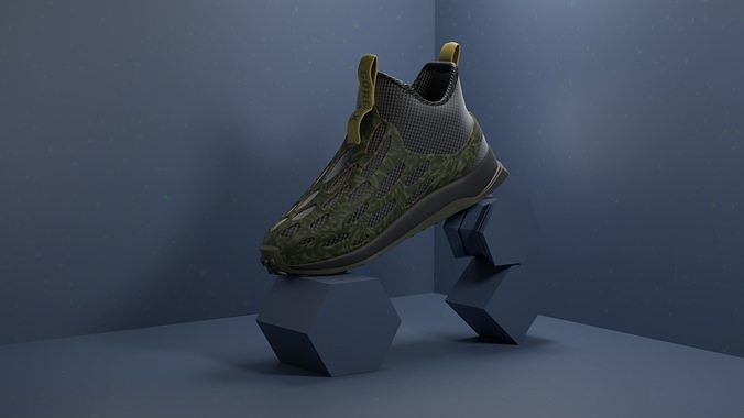Shoes - Merrell - Hydro Runner Mid GORE-TEX 3D model | CGTrader