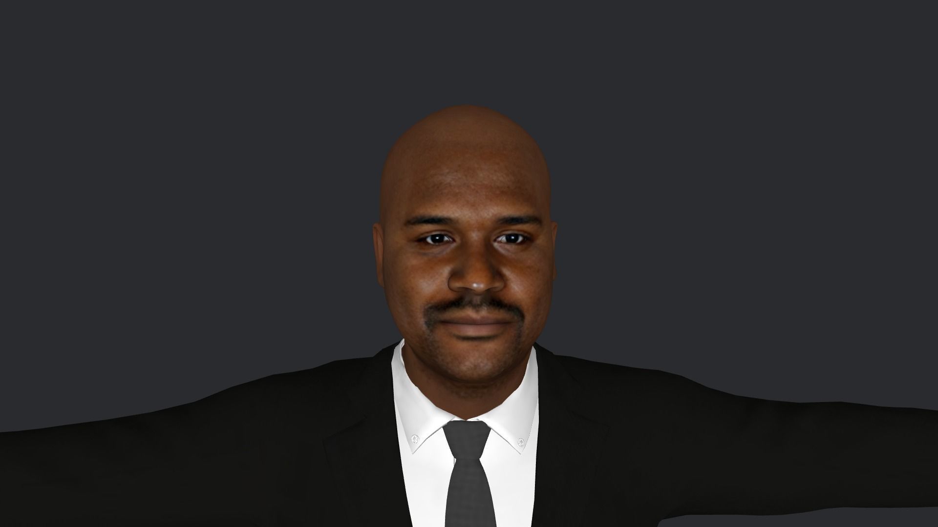 Shaq ONeal Hyper Realistic Full Body Rigged Character 3D model rigged ...