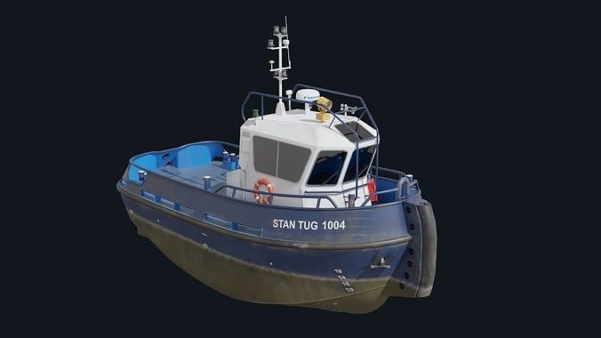3D model Damen Stan Tug 1004v6 VR / AR / low-poly | CGTrader
