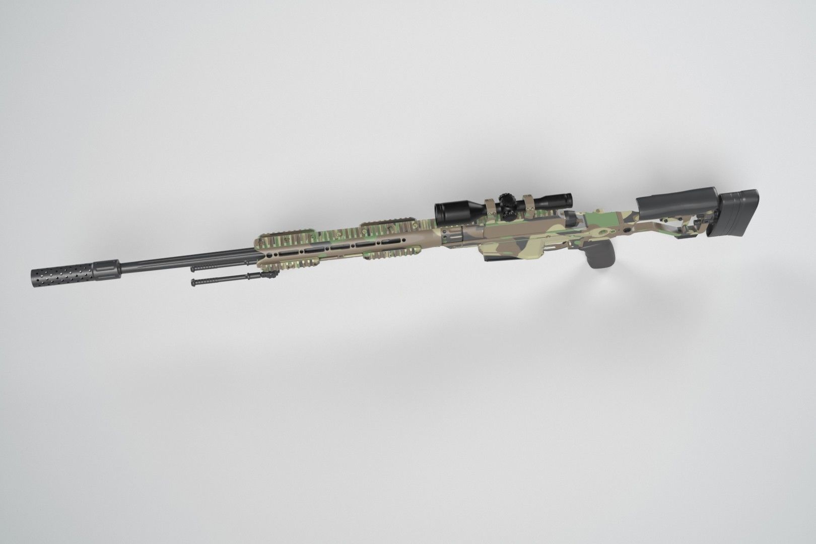 Remington MSR 3D model | CGTrader