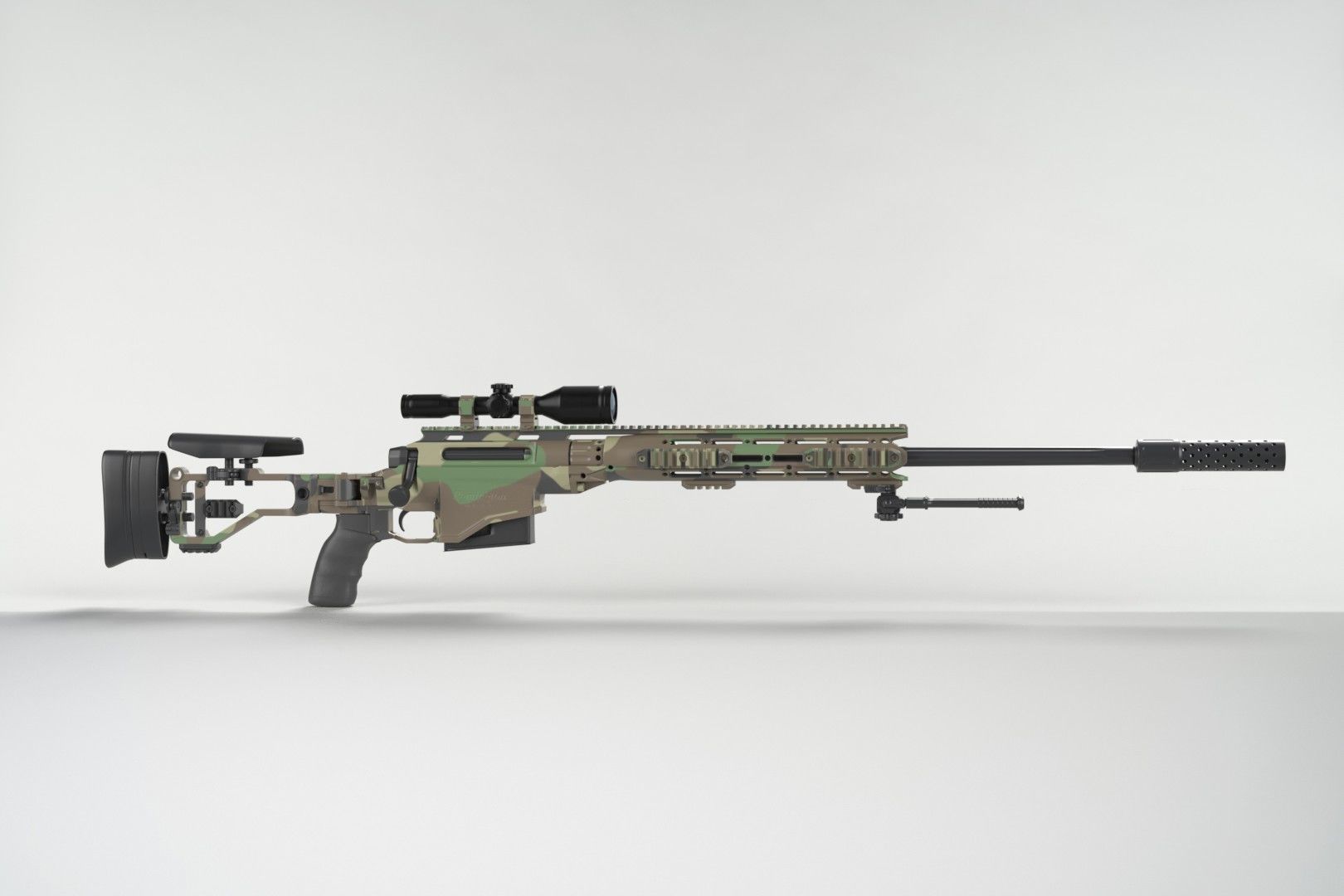 Remington MSR 3D model | CGTrader