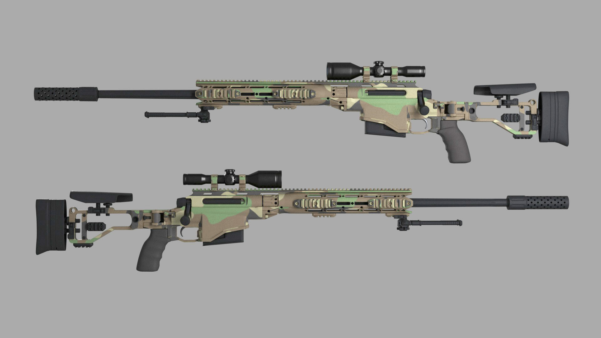 Remington MSR 3D model | CGTrader