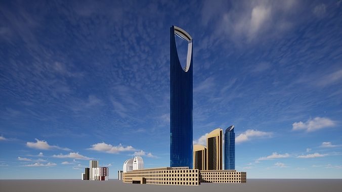 Riyadh Kingdom Tower 3D model | CGTrader