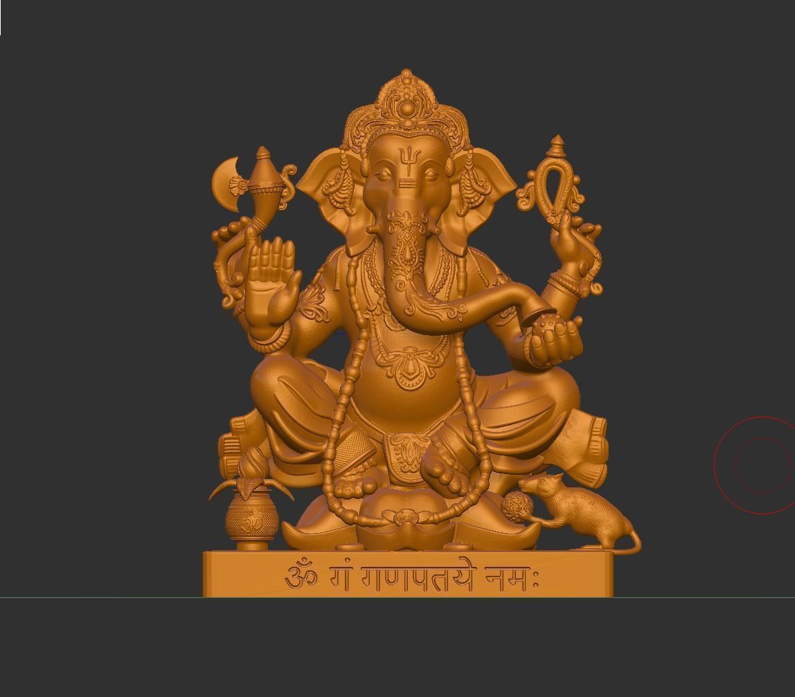Lord Ganesha 3D model 3D printable | CGTrader