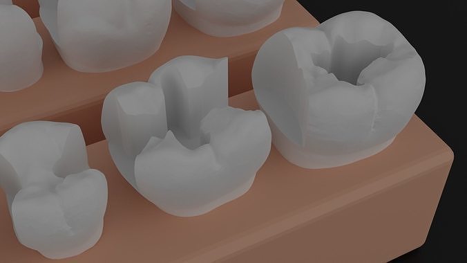 Platform teeth for students 3D model 3D printable | CGTrader