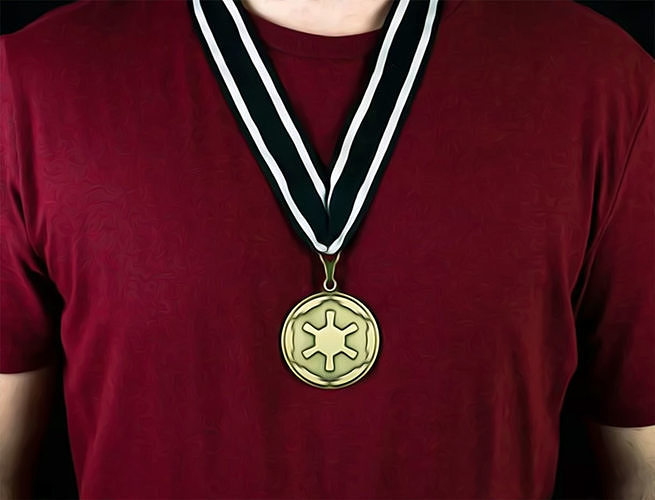 Mandalorian Empire Imperial Crest Medal - Star Wars 3D model 3D ...