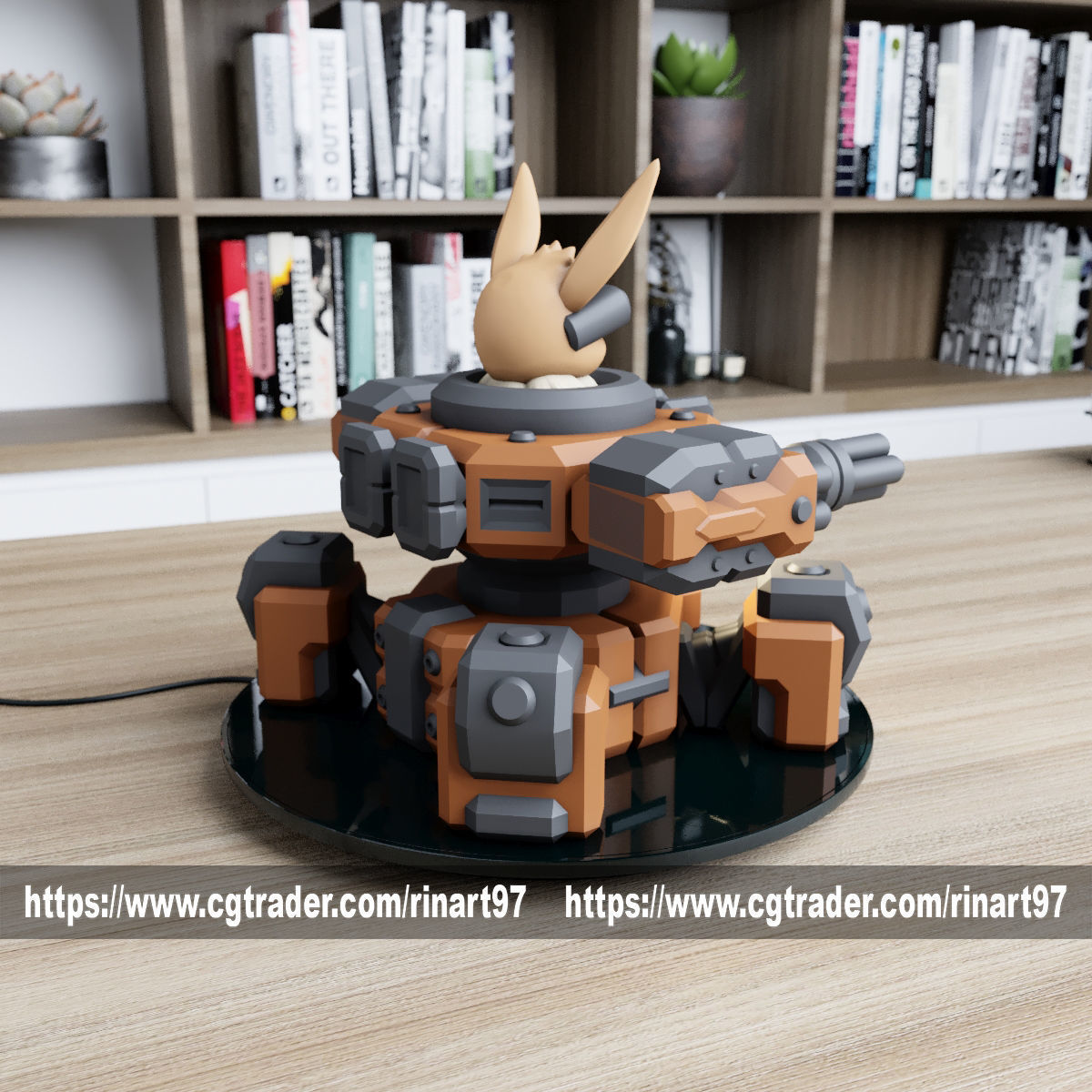 POKEMON - eevee mecha tank EASY PRINT NO SUPPORT 3D model 3D printable ...