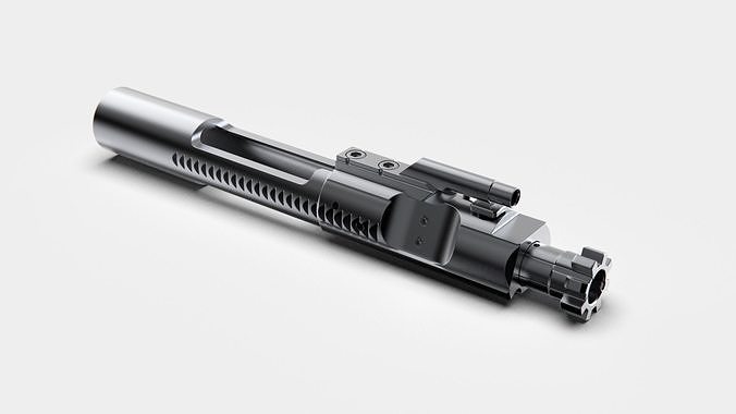 Bolt carrier AR15 - M4A1- High-poly 3D model | CGTrader