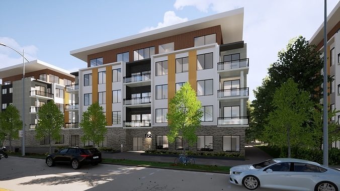 Low-Rise Condominium Revit and Twinmotion 3D model | CGTrader