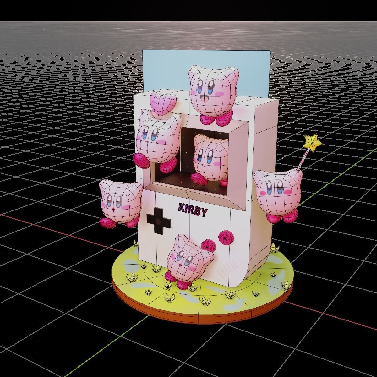 Kirby Arcade 3D model | CGTrader