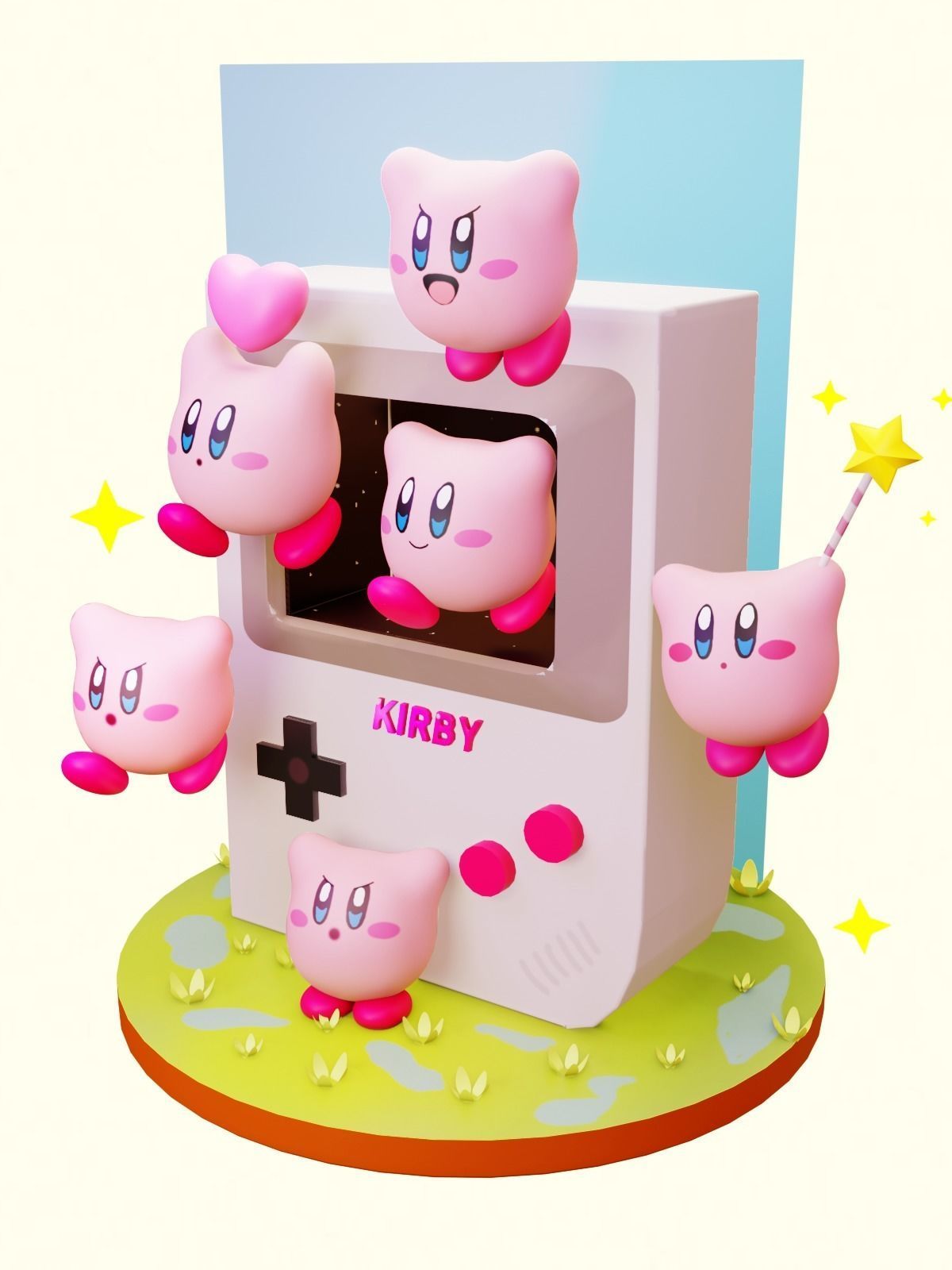 Kirby Arcade 3D model | CGTrader