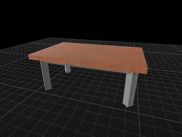 3D model Low-Poly Tables - World Objects Collection 01 VR / AR / low ...