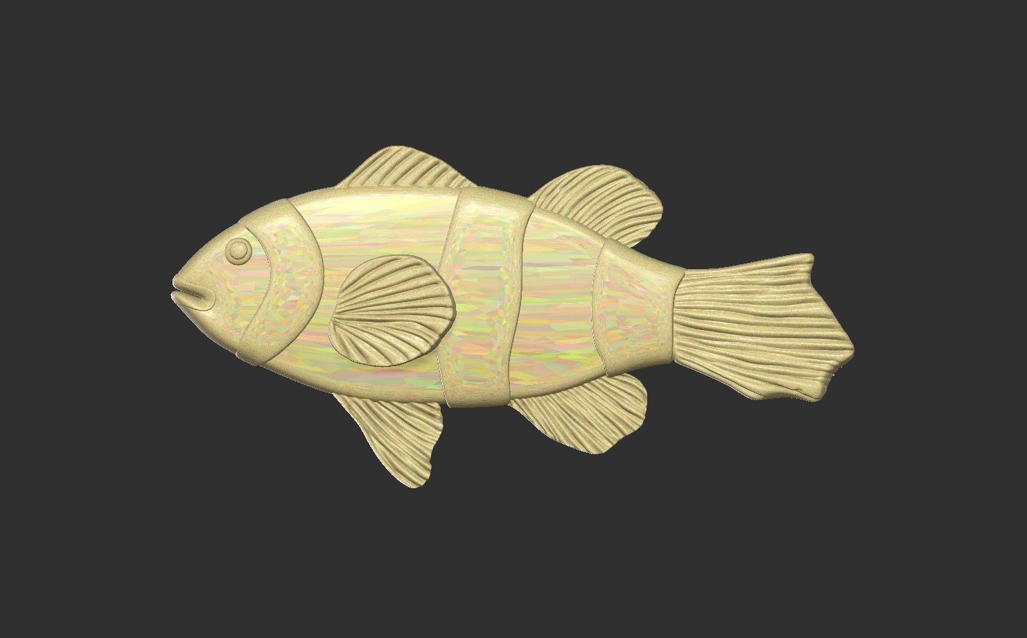 nemo cnc 3d base relife model for printing 3D model 3D printable | CGTrader