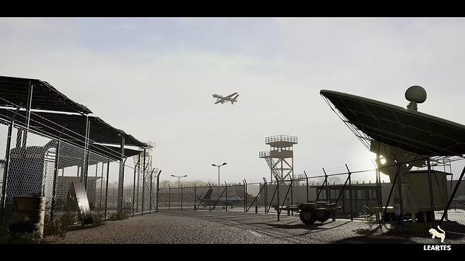 3D model Military Base Megapack VR / AR / low-poly | CGTrader