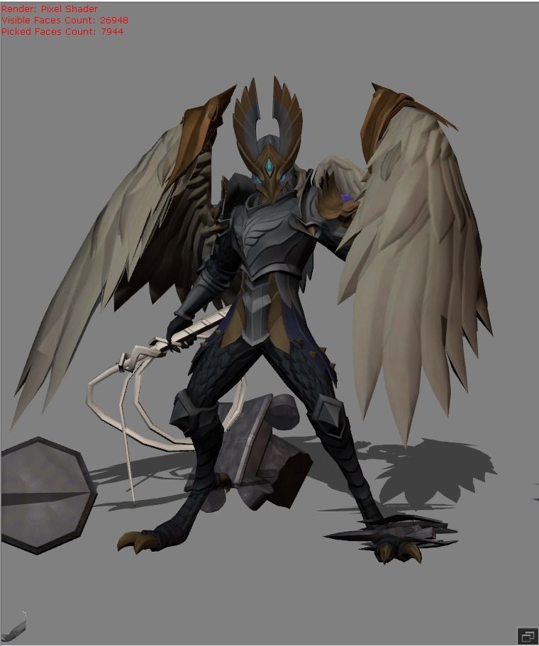 3D model Kaja Commandment Skin VR / AR / low-poly | CGTrader