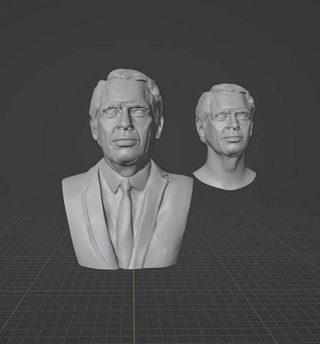 Steve Buscemi 3D model 3D printable | CGTrader