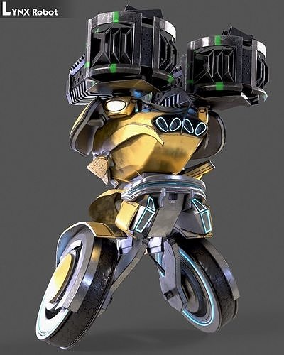 3D model Lynx Robot VR / AR / low-poly | CGTrader