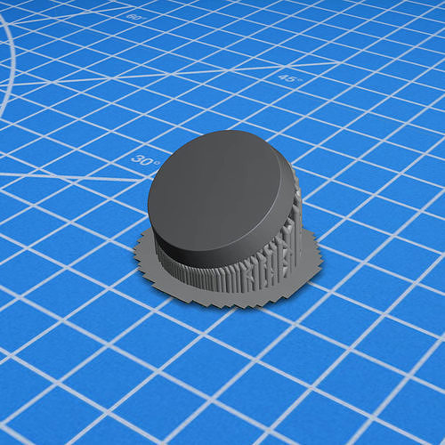 Round Base 25mm free 3D model 3D printable | CGTrader