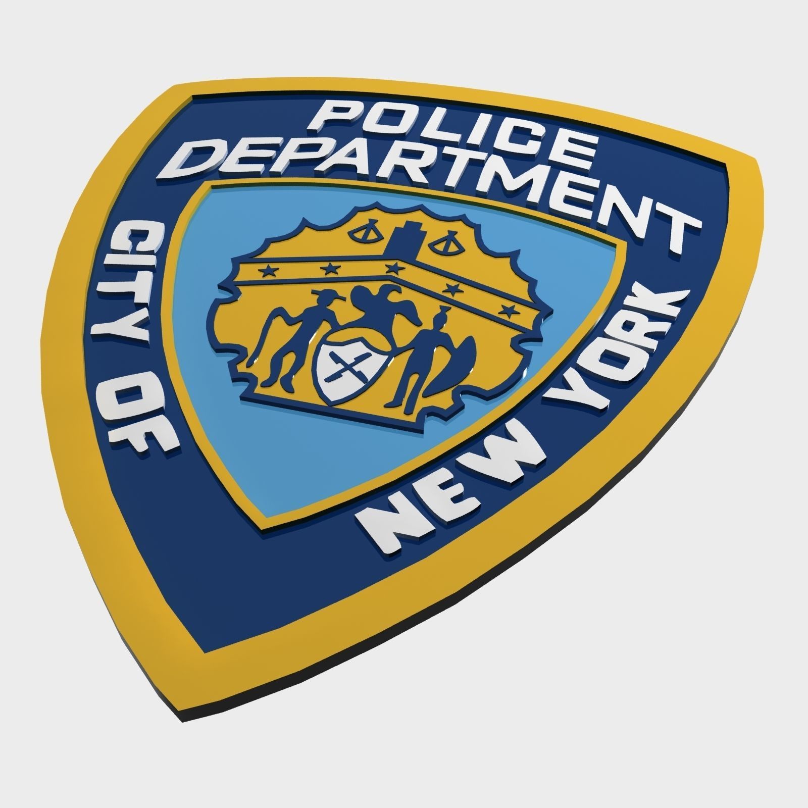 NYPD Police Department Logo 3D Model 3D model | CGTrader