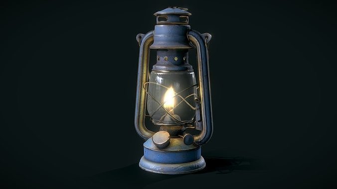 3D model old night lamp VR / AR / low-poly | CGTrader