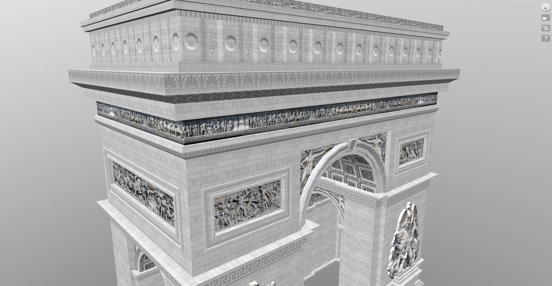 Arc de Triomphe 3d Model 3D model | CGTrader