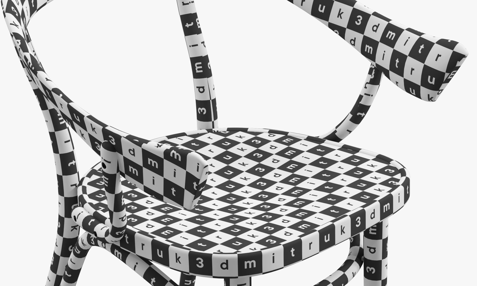 Bistrotstuhl by Nigel Coates 2 options 3D model | CGTrader