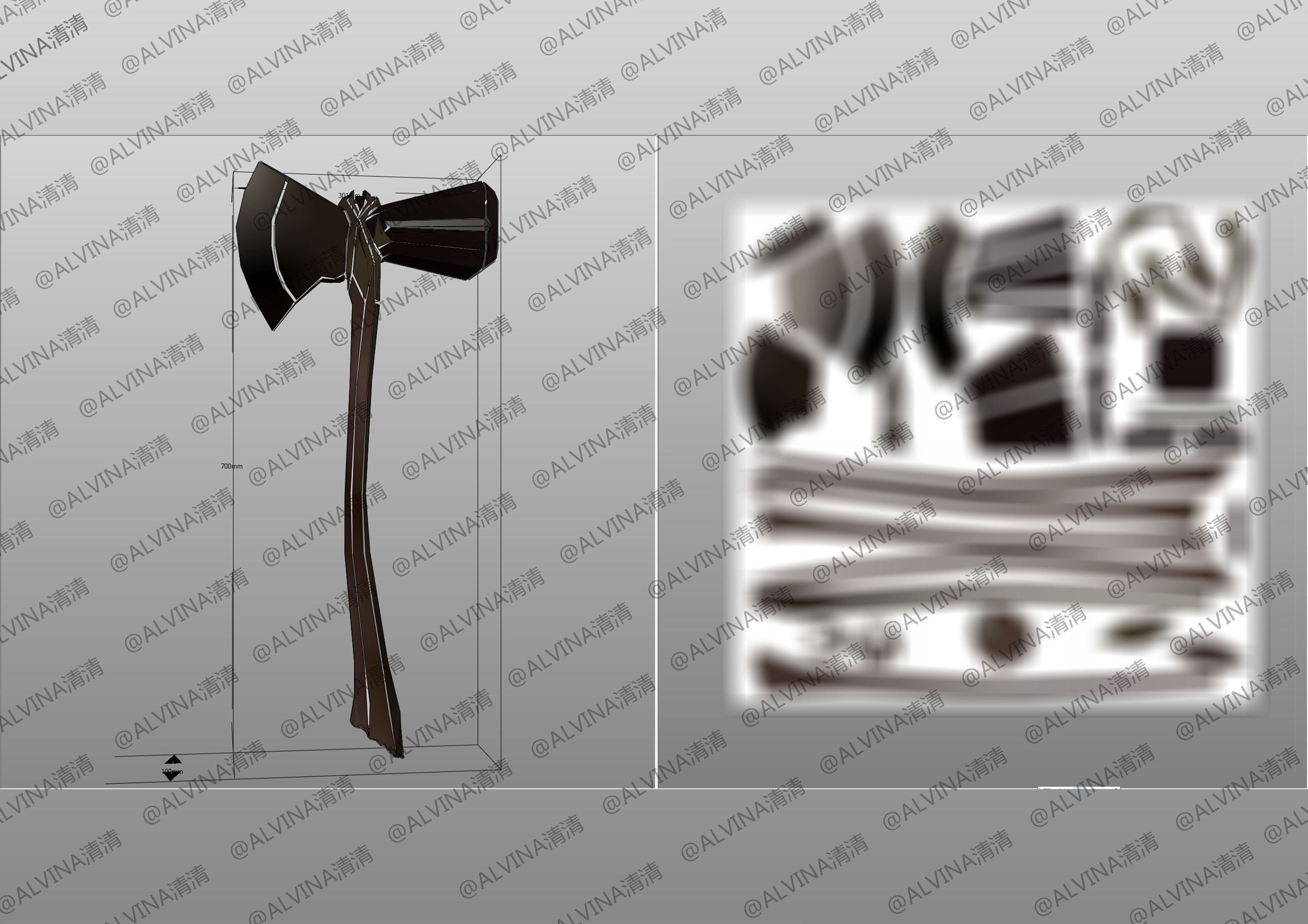 3D model Thor 2022 Armor - DIY Cosplay Pepakura Foam Template VR / AR ...